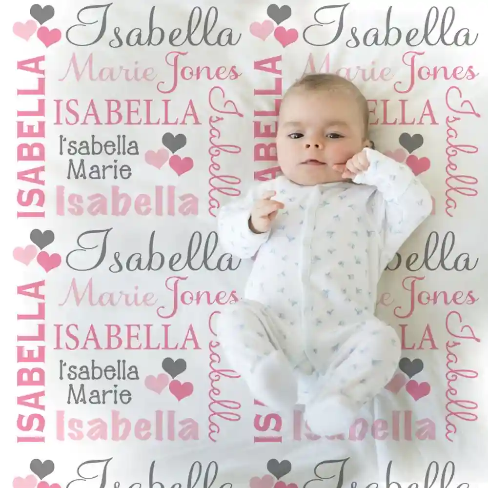 How to Quickly Make a Baby Repeating Name Blanket Photoshop | Career ...